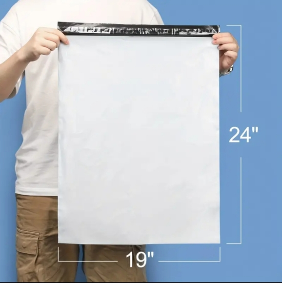 Office | 2 19x24 Self Sealing White Poly Mailers New | Poshmark